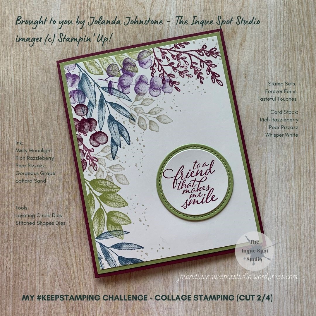 Saturday Keep Stamping – Center (Collage) Stamping – The Inque Spot Studio