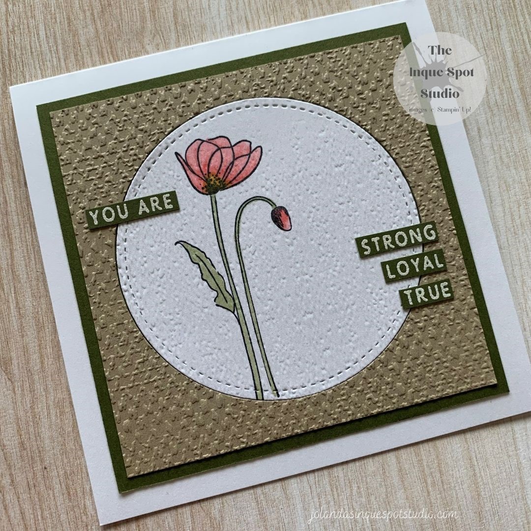 Strong, Loyal and True – Painted Poppies with Loyal Leaves – The Inque ...