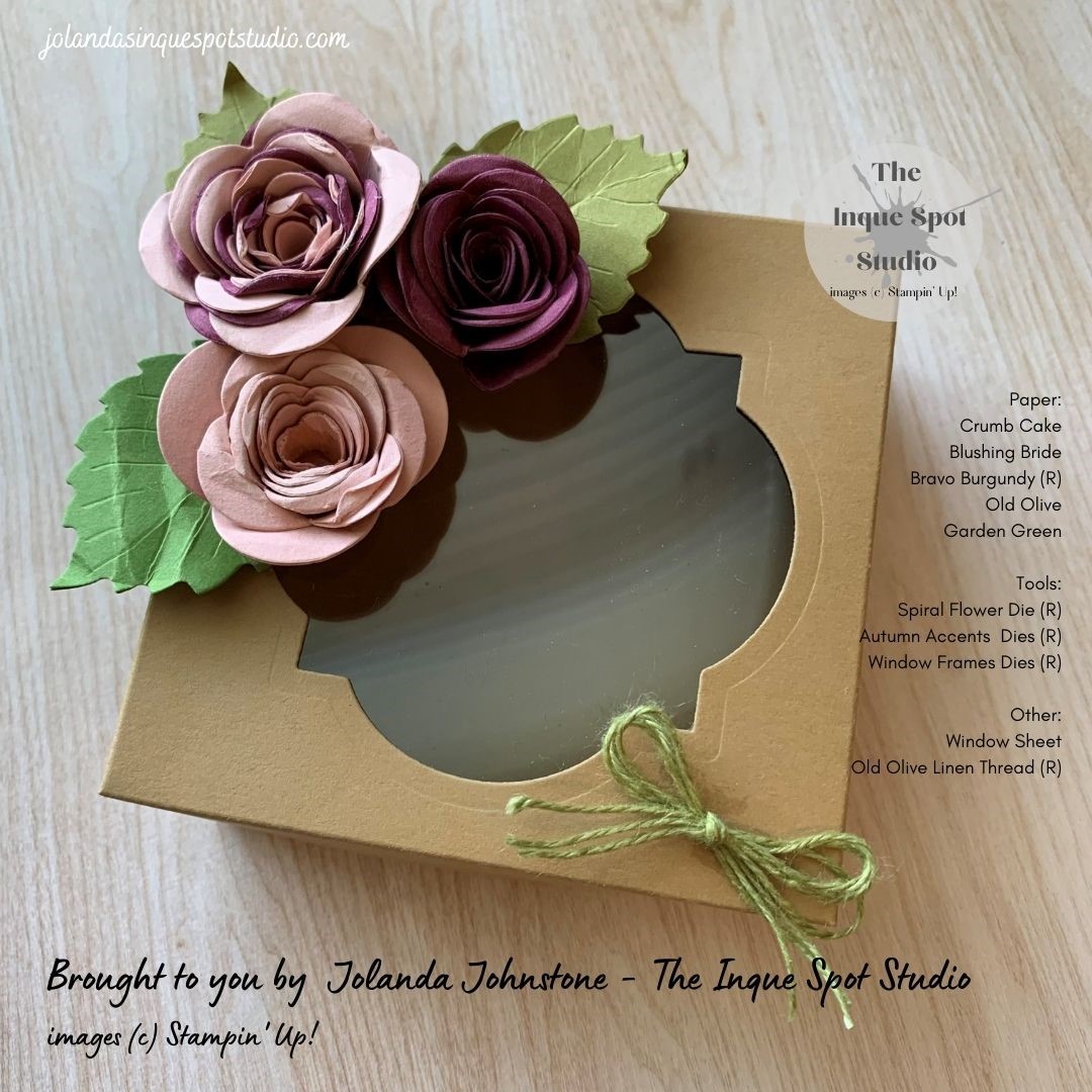Floral Accented Box – The Inque Spot Studio