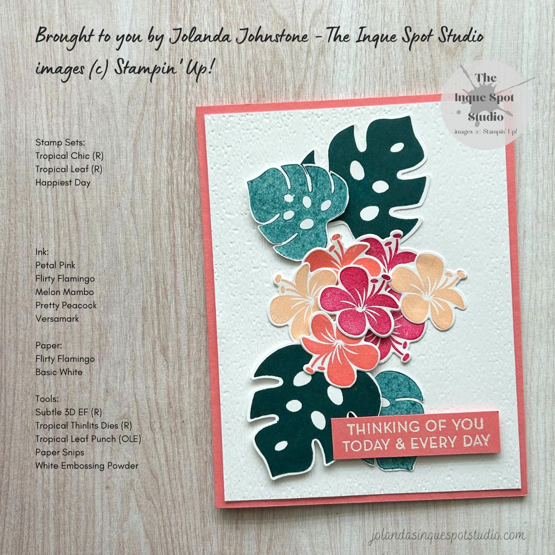Happiest Day – Tropical Thinking of You – The Inque Spot Studio