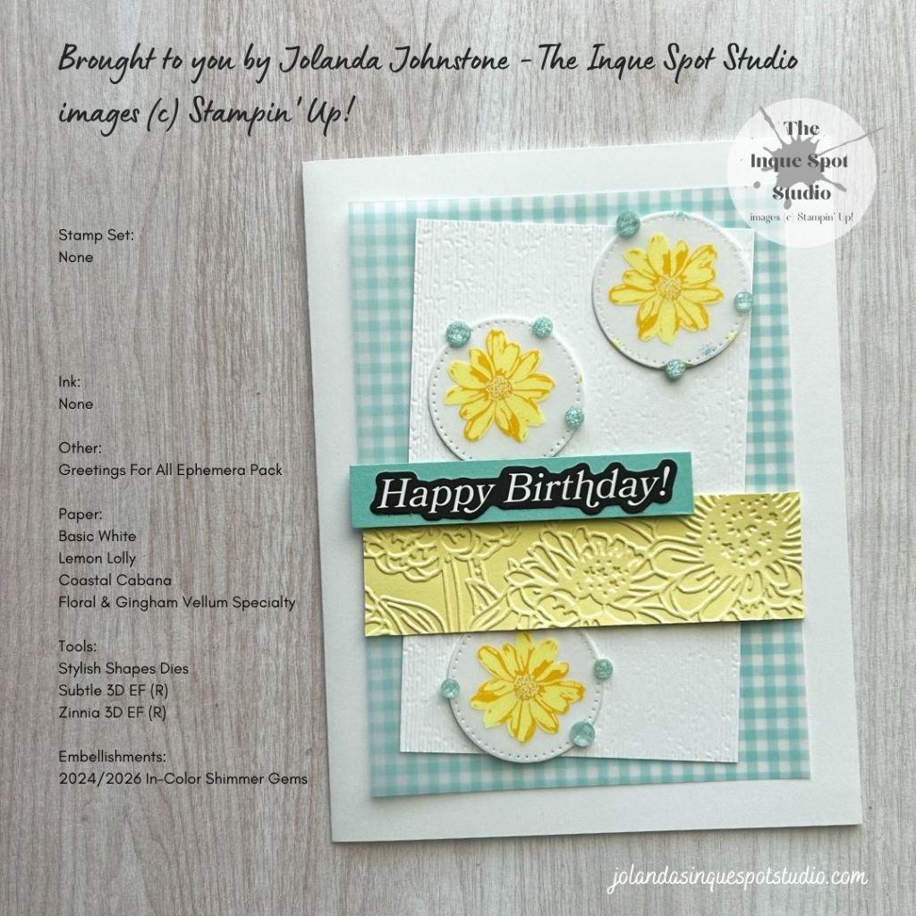 Spring Birthday – Greetings For All – The Inque Spot Studio