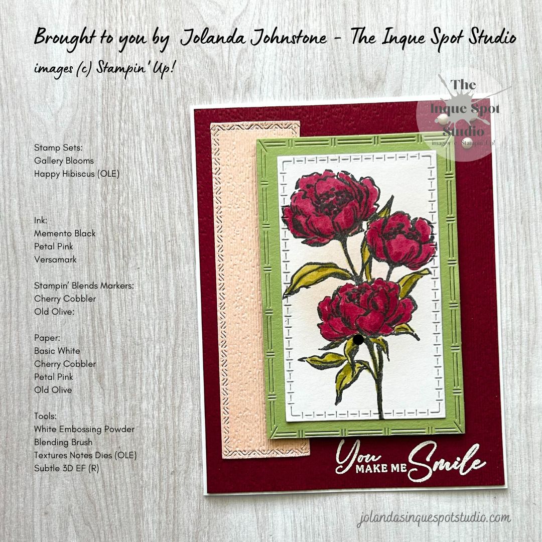 Gallery Blooms – You Make Me Smile – The Inque Spot Studio