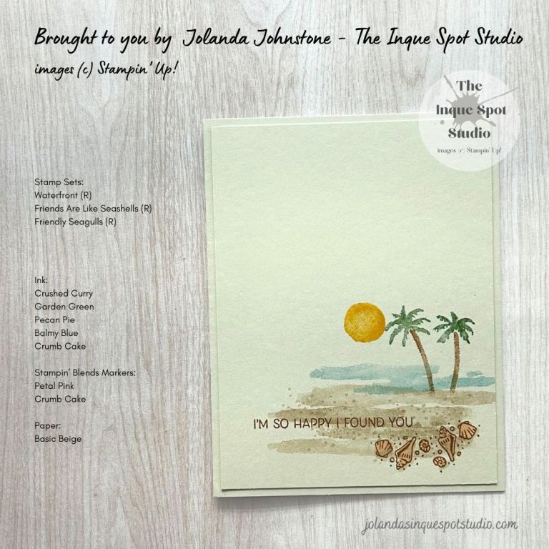 Friends Are Like Seashells – Happy I Found You – The Inque Spot Studio