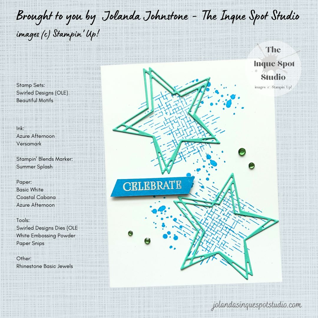 Swirled Designs – Celebrate Note Card Set – The Inque Spot Studio